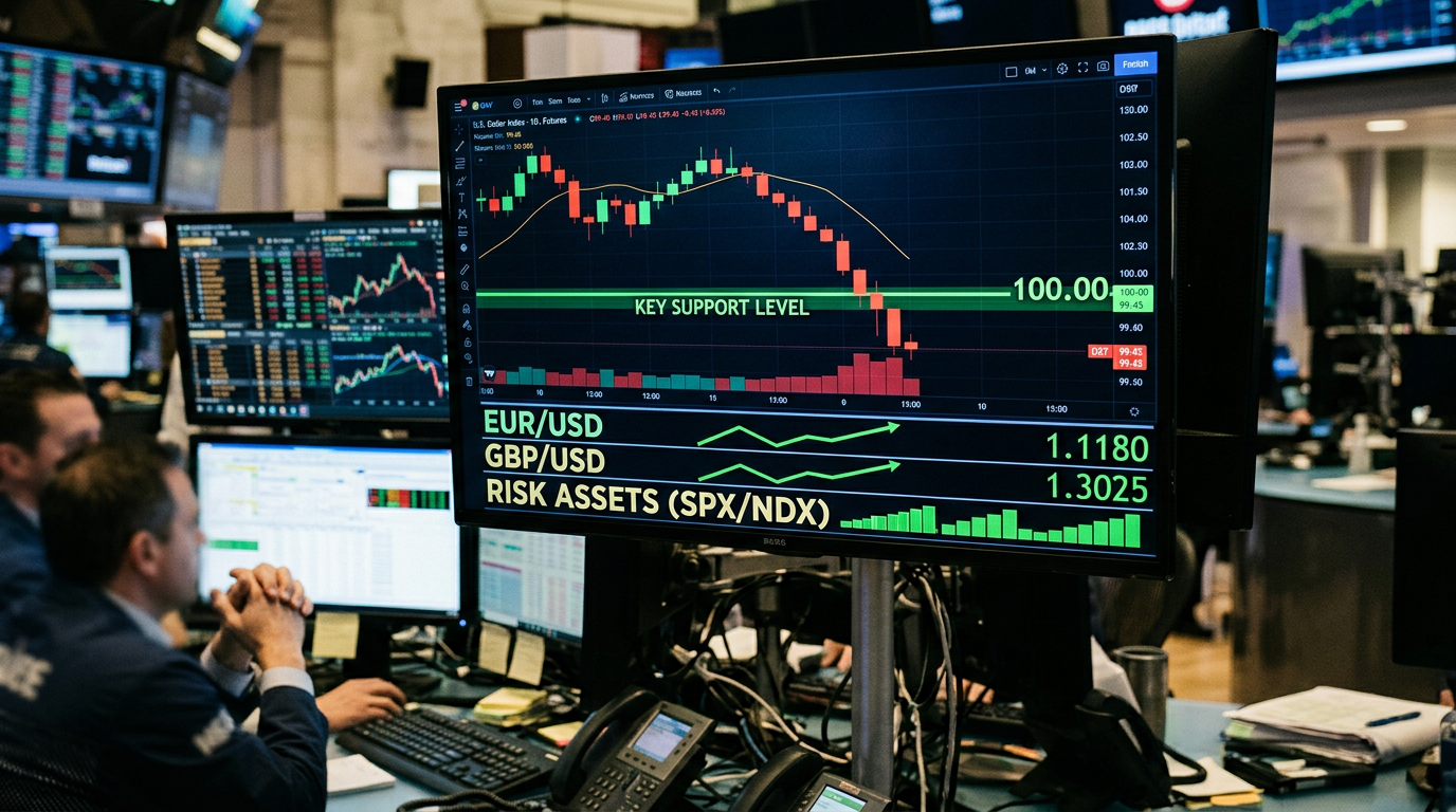 Dollar Index Futures Slip Below 100: What It Means For FX And Risk ...
