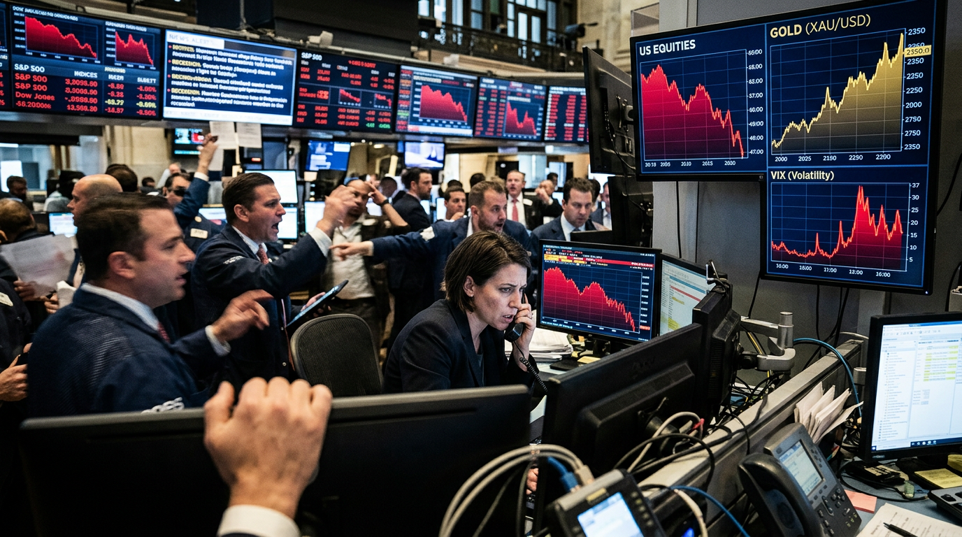 Risk-Off Returns: Why US Stocks Are Sliding While Gold Holds Its Ground ...